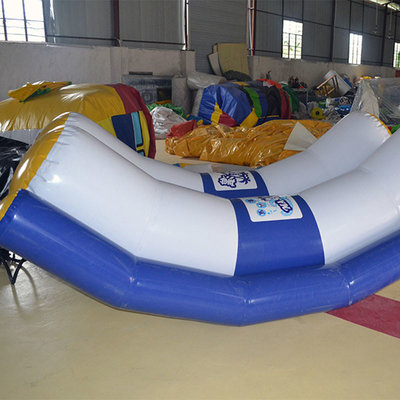 Single Tube Inflatable Water toys / Inflatable Water Seesaw For Sports Games