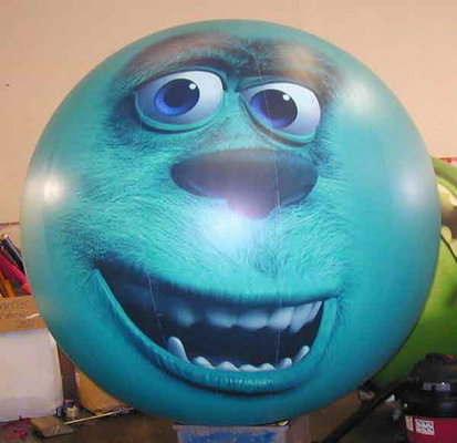 Blue Printing Inflatable Advertising Balloons