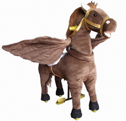 Customized Large Plush Stuffed Toys Animals Horse For Babies / Kids