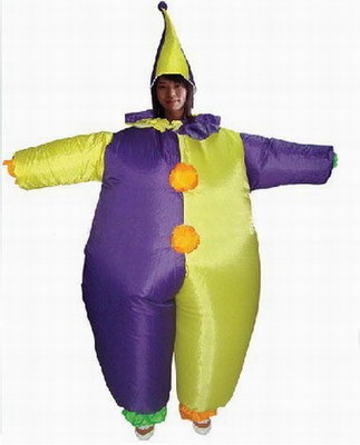 Movable PVC Tarpaulin Inflatable Man Costume Blow Up Characters