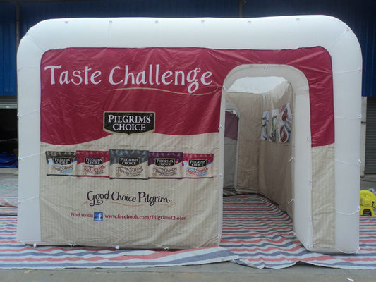 0.9mm PVC Tarpaulin Oxford Cloth Inflatable Party Tent , Multicolour Advertising Tents