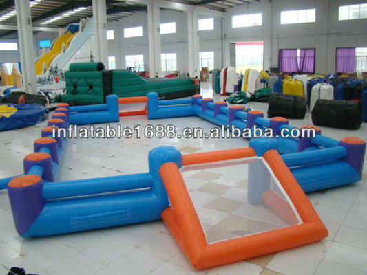 Durable School Inflatable Sports Games , Soccer Arena / Football Pitch