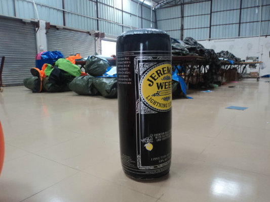 Fireproof PVC Inflatable Beer Bottle Model Advertising Products Digital Printing