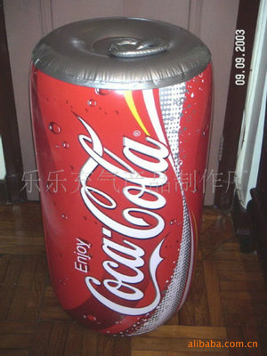 Fireproof PVC Inflatable Beer Bottle Model Advertising Products Digital Printing