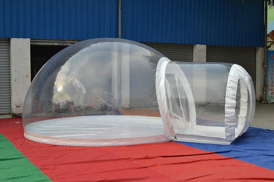 Durable 0.6 And 0.8mm PVC Inflatable Party Tent For Relax Transparent