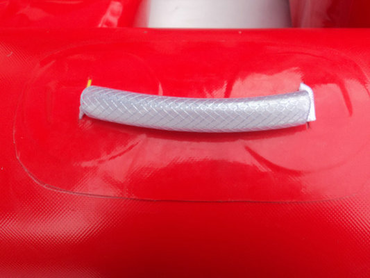 Water park red PVC Inflatable Boat 0.9mm PVC tarpaulin with fireproof