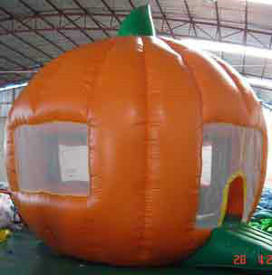 Orange Inflatable Party Tent For Leisure , House Shade Inflatable Wedding Tent