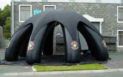 0.45mm PVC Tarpaulin Inflatable Party Tent , Marquee With Spider Legs