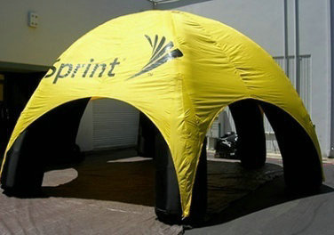 0.45mm PVC Tarpaulin Inflatable Party Tent , Marquee With Spider Legs