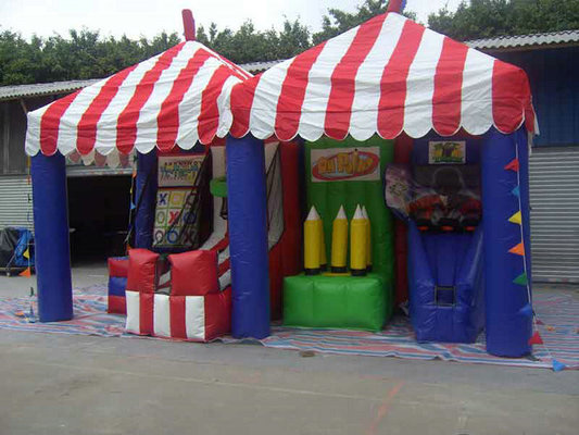 Custom Colorful Inflatable Party ExhibitionTent 0.55mm PVC Tarpaulin