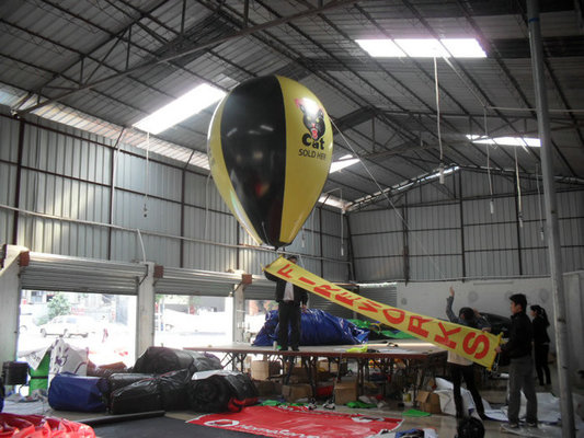 Commercial Tarpaulin PVC Inflatable Advertising Balloons Customized