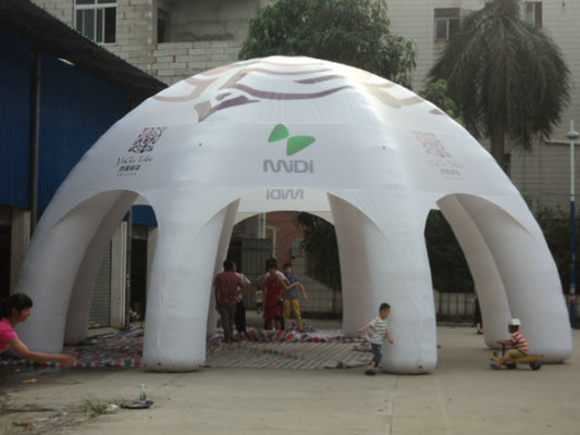 Colorful 0.45mm PVC Tarpaulin Inflatable Party Tent In Spider Legs For Sport