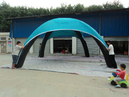 Colorful 0.45mm PVC Tarpaulin Inflatable Party Tent In Spider Legs For Sport