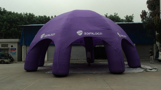 Colorful 0.45mm PVC Tarpaulin Inflatable Party Tent In Spider Legs For Sport