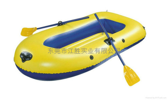 0.9mm PVC tarpaulin PVC Inflatable Fishing Boat Red Color