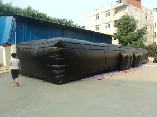 White Blue Dome PVC Tarpaulin Inflatable Party Tent With Any Kind Of Size