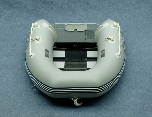White PVC Inflatable Motor Boat for amusement water sports
