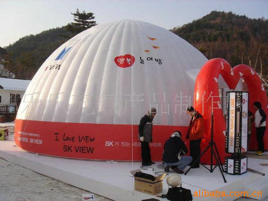 Dome Inflatable Party Tent For Tourism , Ger Wedding Tent , Inflatable Party Tent Distributor