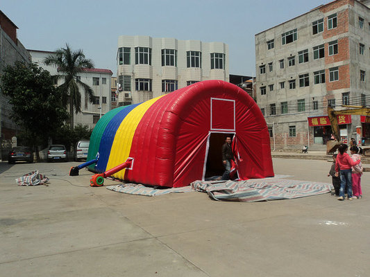 Fireproof Large Inflatable Party Tent Oxford Cloth Inflatable Event Tent