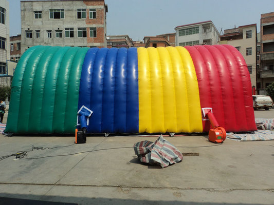Fireproof Large Inflatable Party Tent Oxford Cloth Inflatable Event Tent