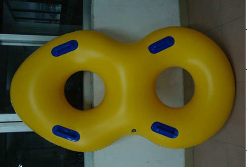 PVC Superman Inflatable Swim Ring , Synchronized Toddler Swim Float Printing