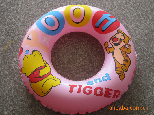 Blue Synchronized Floating Inflatable Swim Ring , Swimming Floats For Children