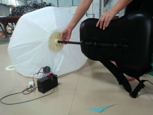2014 New Products Walking Advertising Inflatable LED Backpack Balloon / Ball