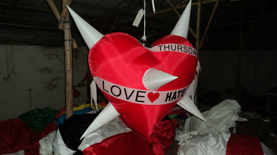 Advertising Inflatable Party Decoration LED Star , Outdoor Promotional Inflatables With LED