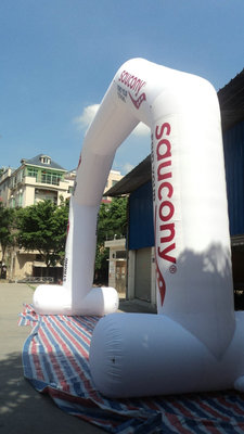 Large Multicolour Inflatable Advertising Arch / Custom Inflatable Arch Door