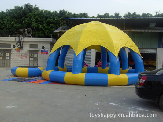 Dome Wedding / celebration Inflatable school Party Tent With Pool For Backyard