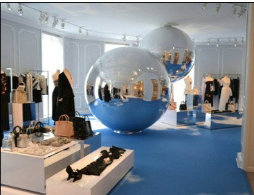 Industrial Large Mirror Inflatable Advertising Balloons Ornaments For Stage