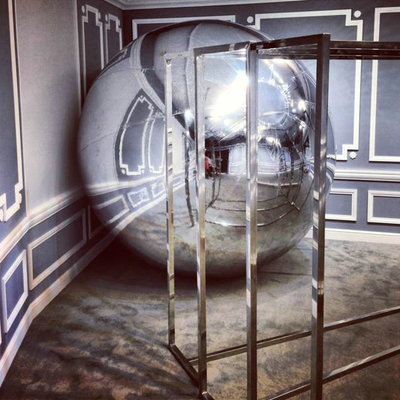 Industrial Large Mirror Inflatable Advertising Balloons Ornaments For Stage