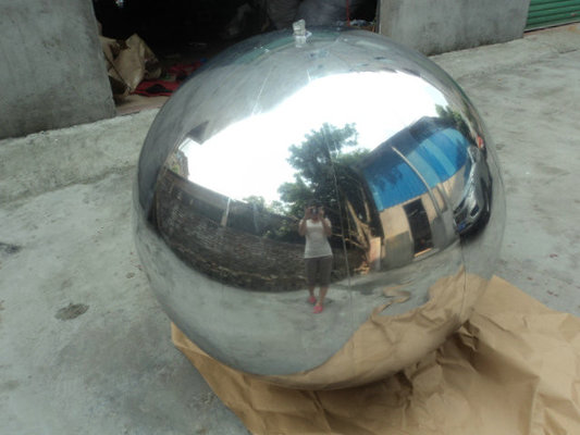 Fireproof PVC Reflection Inflatable Advertising Balloons Mirror Ornaments