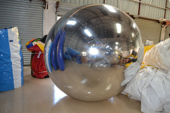 OEM Clear Inflatable Mirror Ball / Balloons Ornaments For Decoration