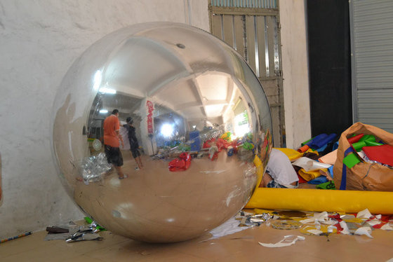 Good Tension Delicate Advertising Inflatable Mirror Ball For Celebrations