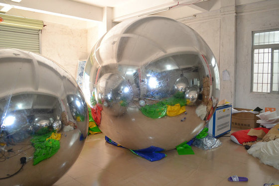 Gaint PVC Inflatable Advertising Balloons Mirror Ball Customized Made