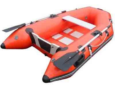Surfing 0.9mm PVC Inflatable Air Boat For Sea Sightseeing 2 person
