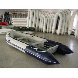 Small Black And White PVC Inflatable Boat 3 person , water park games