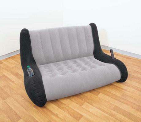 High Strength Comfortable Air Modern Inflatable Air Mattress Sofa Bed Furniture Blue