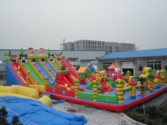 2014 New Design Inflatable Water Toys , Slide and Pool / Water Slide Park