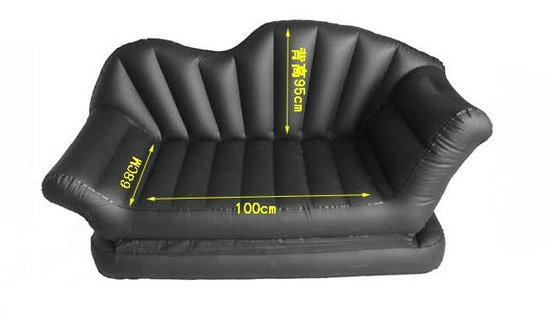 Portable Modern Inflatable Furniture / Inflatable Sofa for apartment , village with repair kit