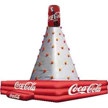 Funny Exciting PVC Inflatable School Rock Climbing Wall , 6 Meter