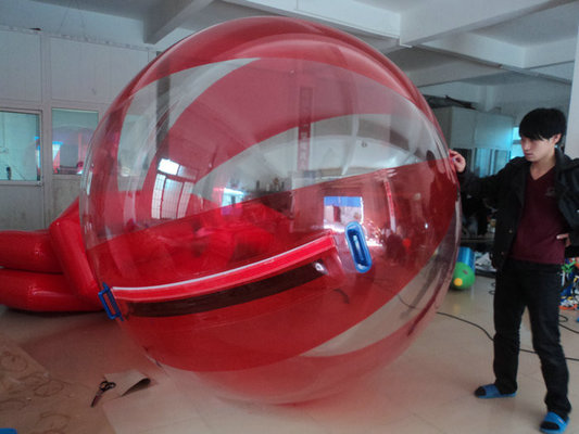 Popular PVC colourful Large Water Walking Ball For Commercial Use