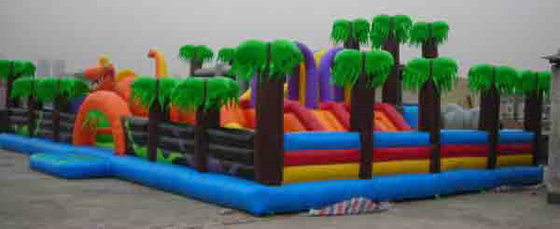 Custom Design Commercial PVC Tarpaulin Inflatable Sports Games , Amusement Park for Kids