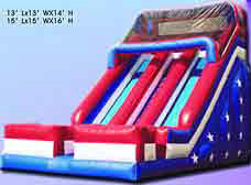 Durable Inflatable Sports Games , Fun PVC Tarpaulin Bouncer Slide For Kids