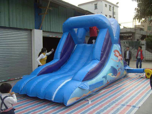 Customed Waterproof Inflatable Sports Games , PVC Bouncer Slide For Park