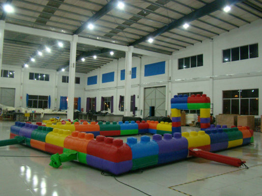 Giant Commercial Inflatable Sports Games For Volleyball Sporting , Funny