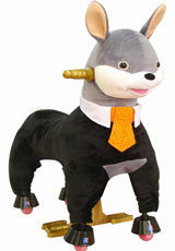 Cute Big Black Soft Plush Stuffed Rabbit Toys Animals For Boys / Girls