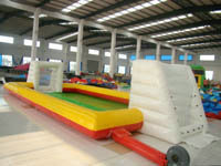 Exciting Large Fireproof Inflatable Sports Games For Football Sporting