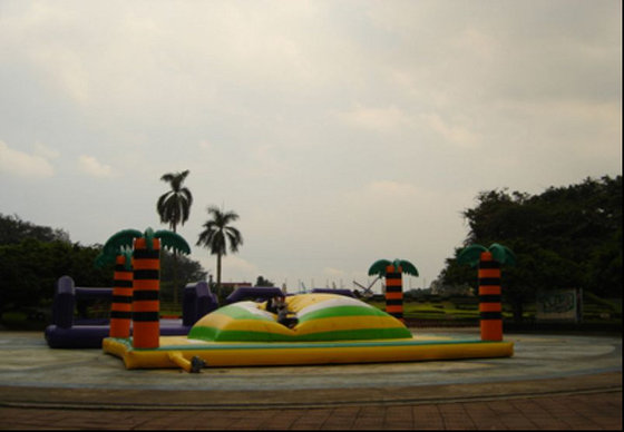 Outdoor Durable Inflatable Sports Games 0.55mm PVC Tarpaulin For Home